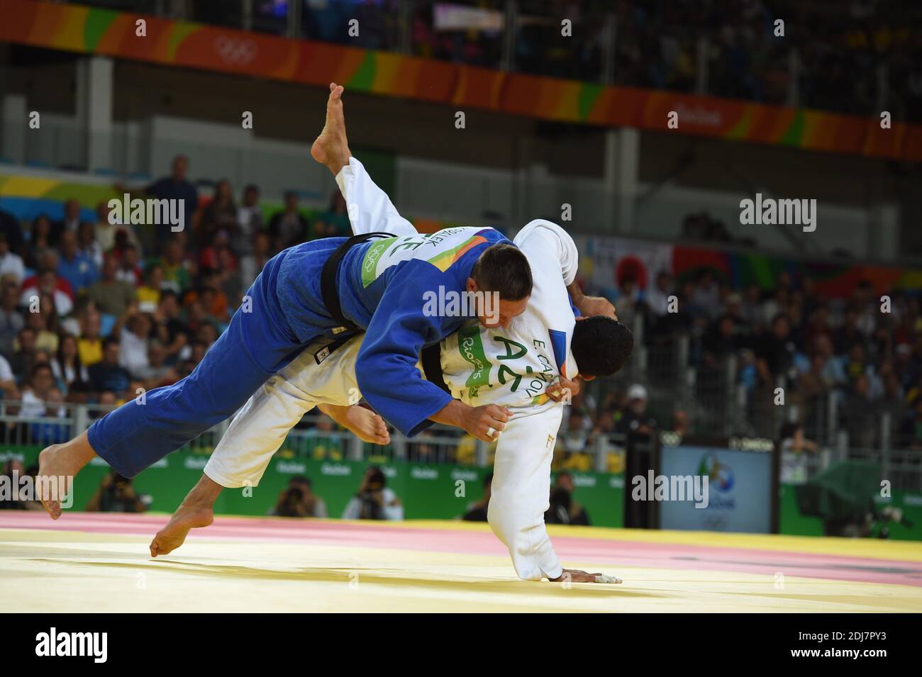 Gold medalist Lukas Krpalek of the Czech Republic at the men's -100kg ...