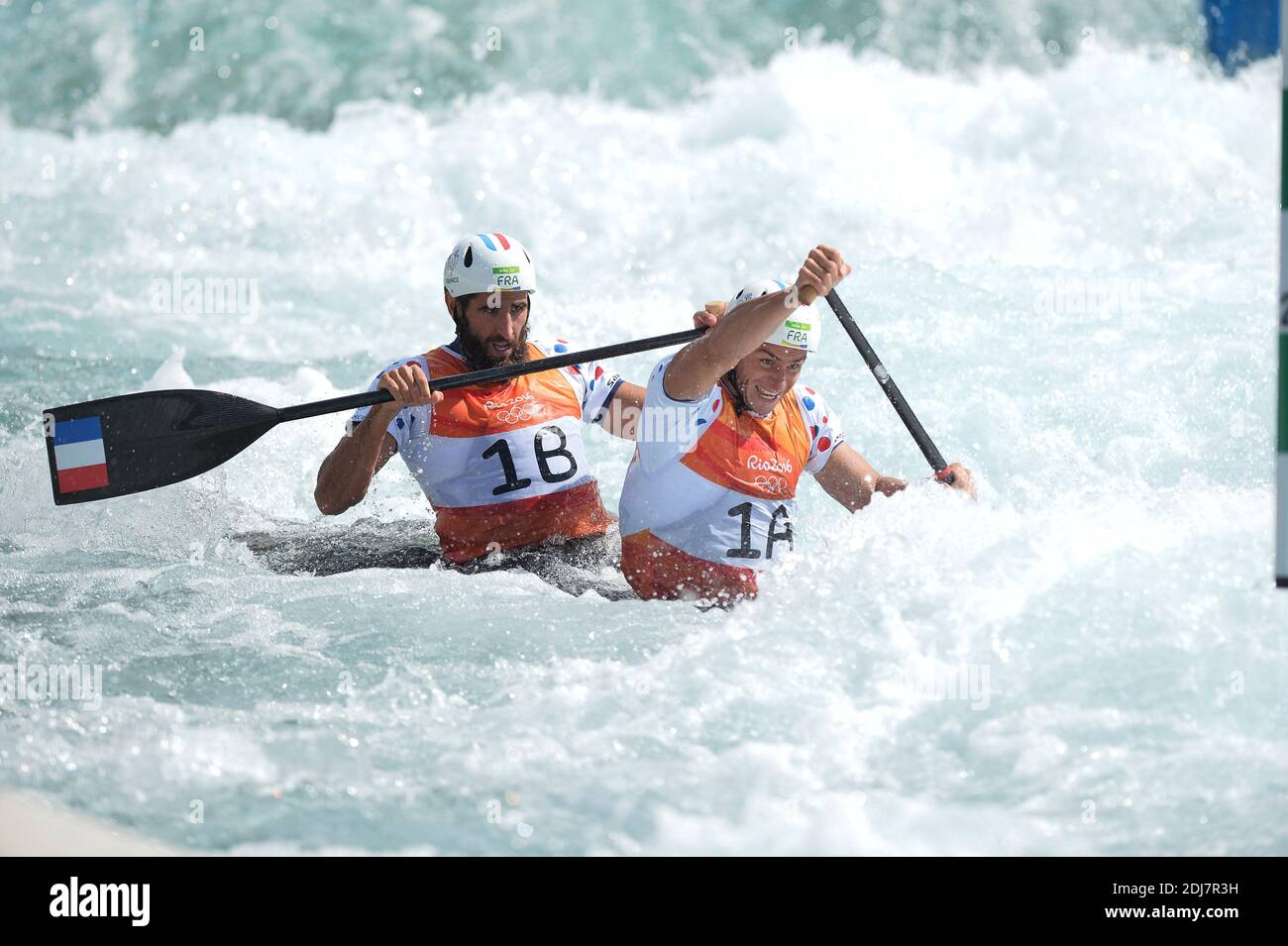 Bronze medalists Gauthier Klauss and Matthieu Peche of France Men's ...