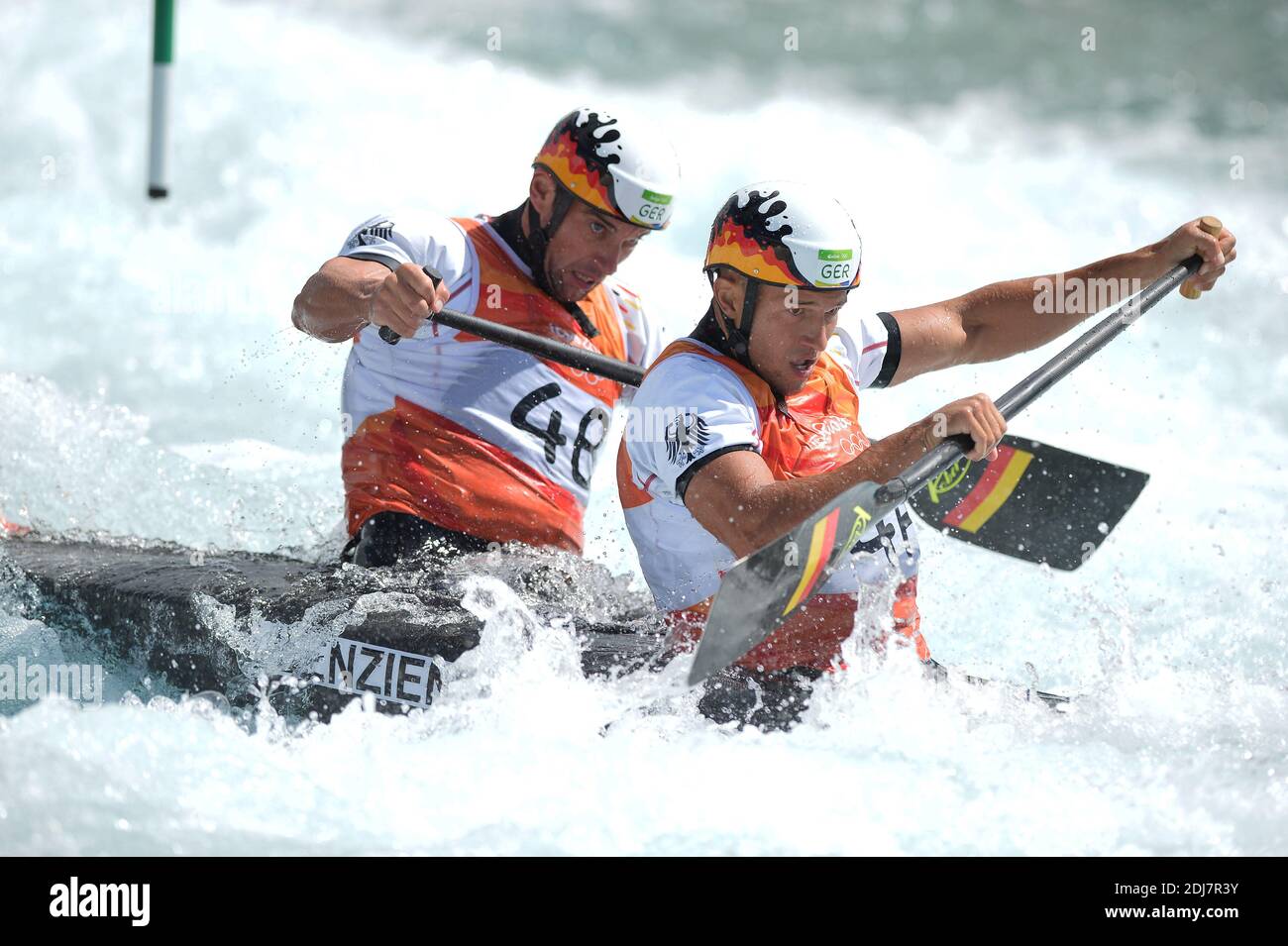 Franz Anton and Jan Benzien Men's Canoe Double event at Whitewater ...