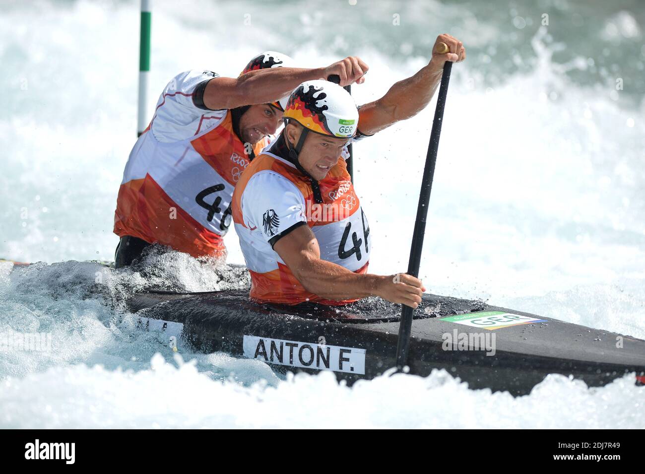 Franz Anton and Jan Benzien Men's Canoe Double event at Whitewater ...