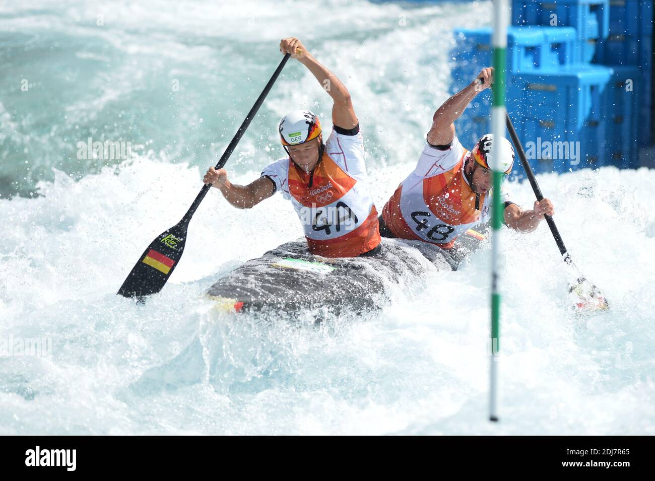 Franz Anton and Jan Benzien Men's Canoe Double event at Whitewater ...
