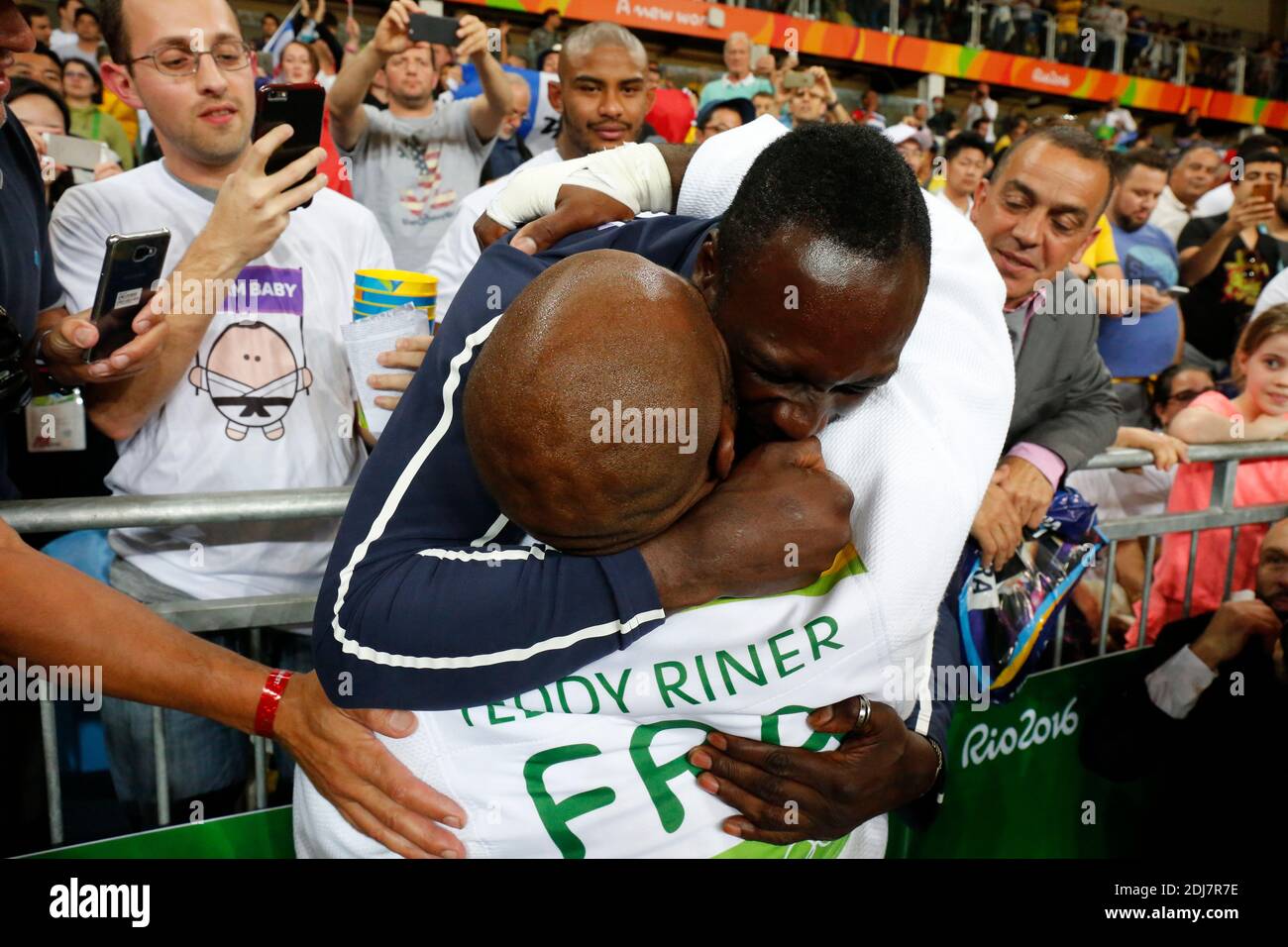 France's Teddy Riner won the Gold medal in the Men + 100kg Judo event ...