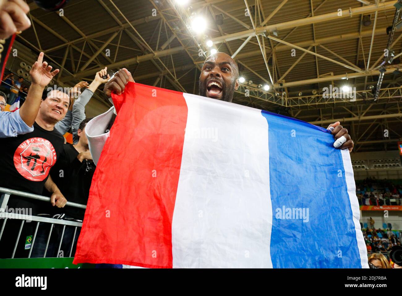 France's Teddy Riner won the Gold medal in the Men + 100kg Judo event ...