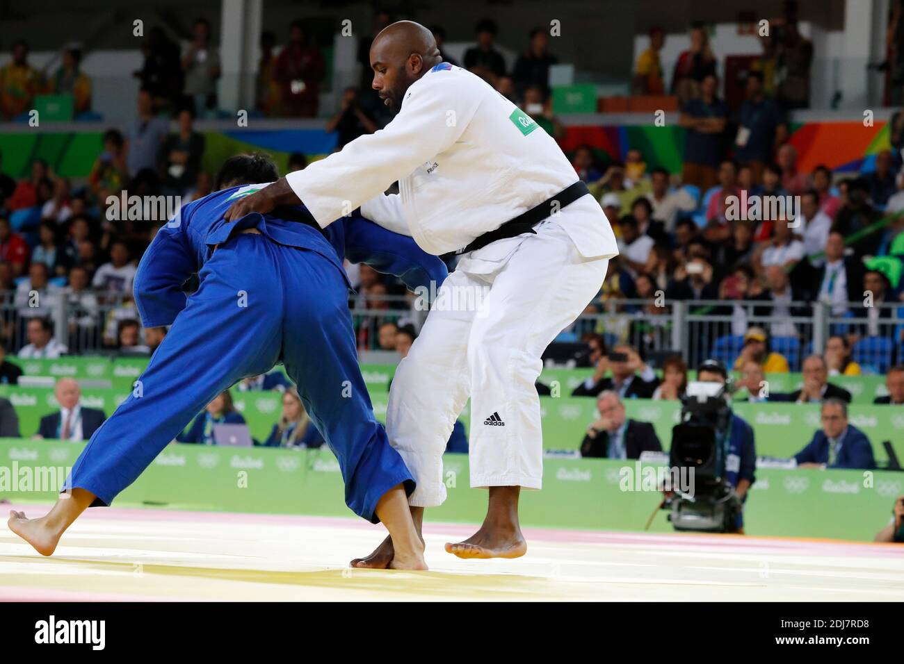 France's Teddy Riner won the Gold medal in the Men + 100kg Judo event ...