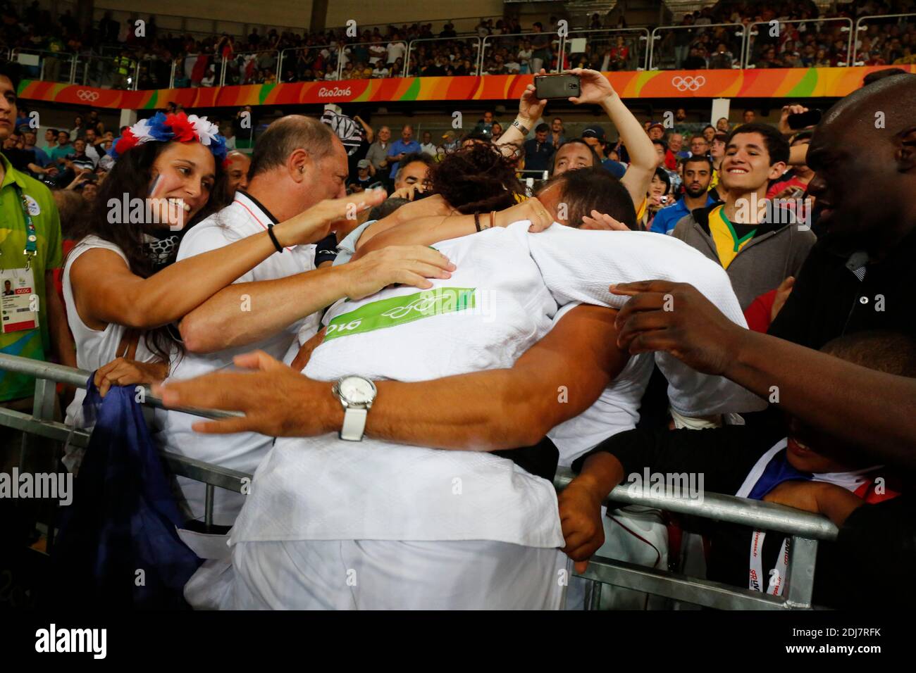 France's Emilie Andeol won the Gold medal in the Women + 78kg Judo ...