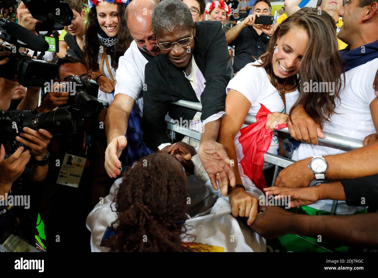 France's Emilie Andeol won the Gold medal in the Women + 78kg Judo ...