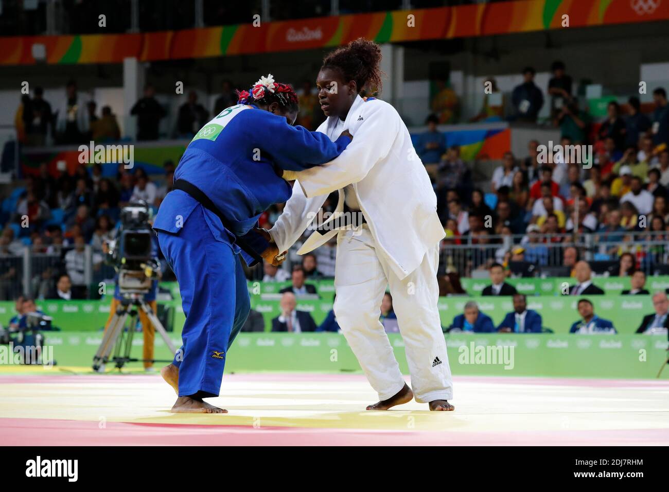 France's Emilie Andeol won the Gold medal in the Women + 78kg Judo ...