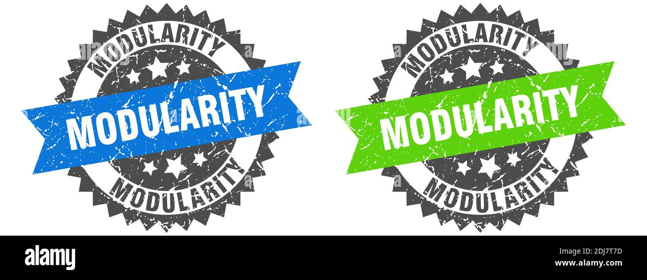 modularity grunge stamp set. modularity band sign Stock Vector Image ...
