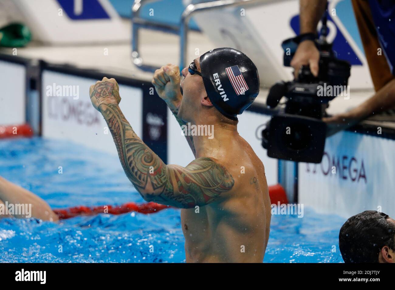 France's Florent Manaudou got a silver medal but was beaten for gold by ...