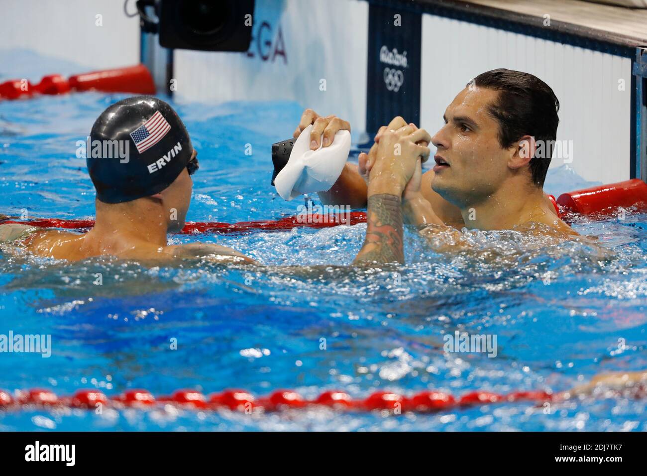 France's Florent Manaudou got a silver medal but was beaten for gold by ...