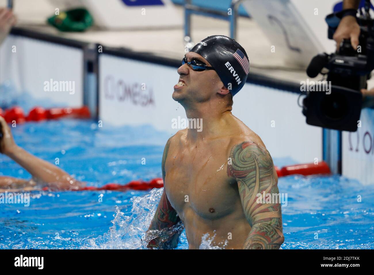 France's Florent Manaudou got a silver medal but was beaten for gold by ...