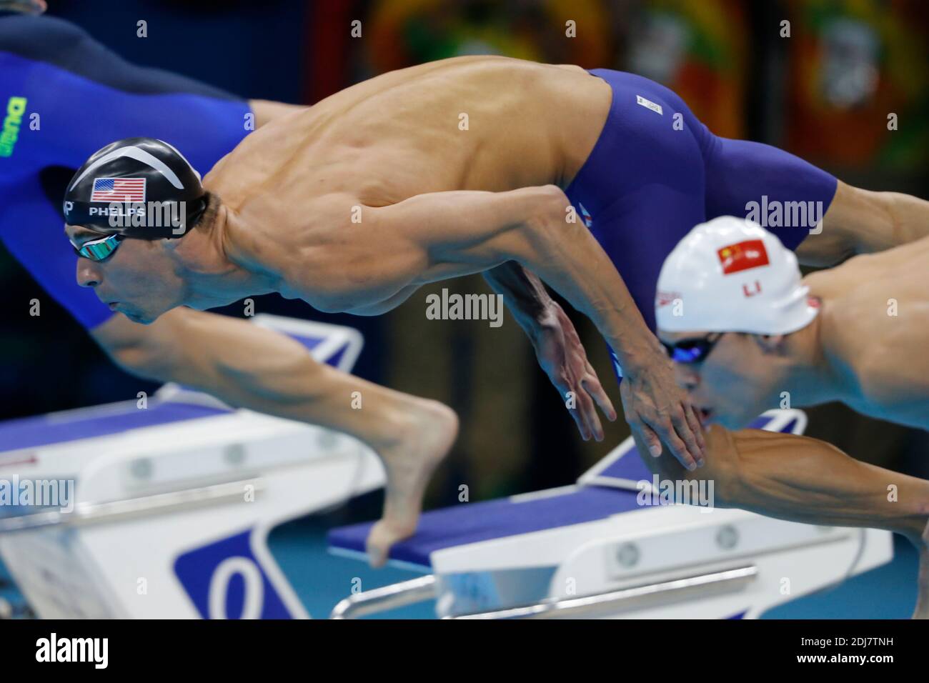USA's Michael Phelps won the silver medal in the final of the 100m ...
