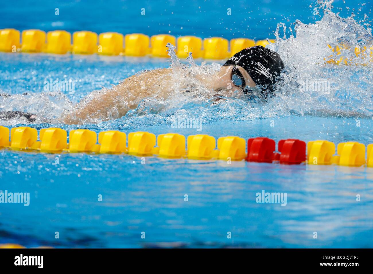 USA's Katie Ledecky won the final of the 800m freestyle women in the ...