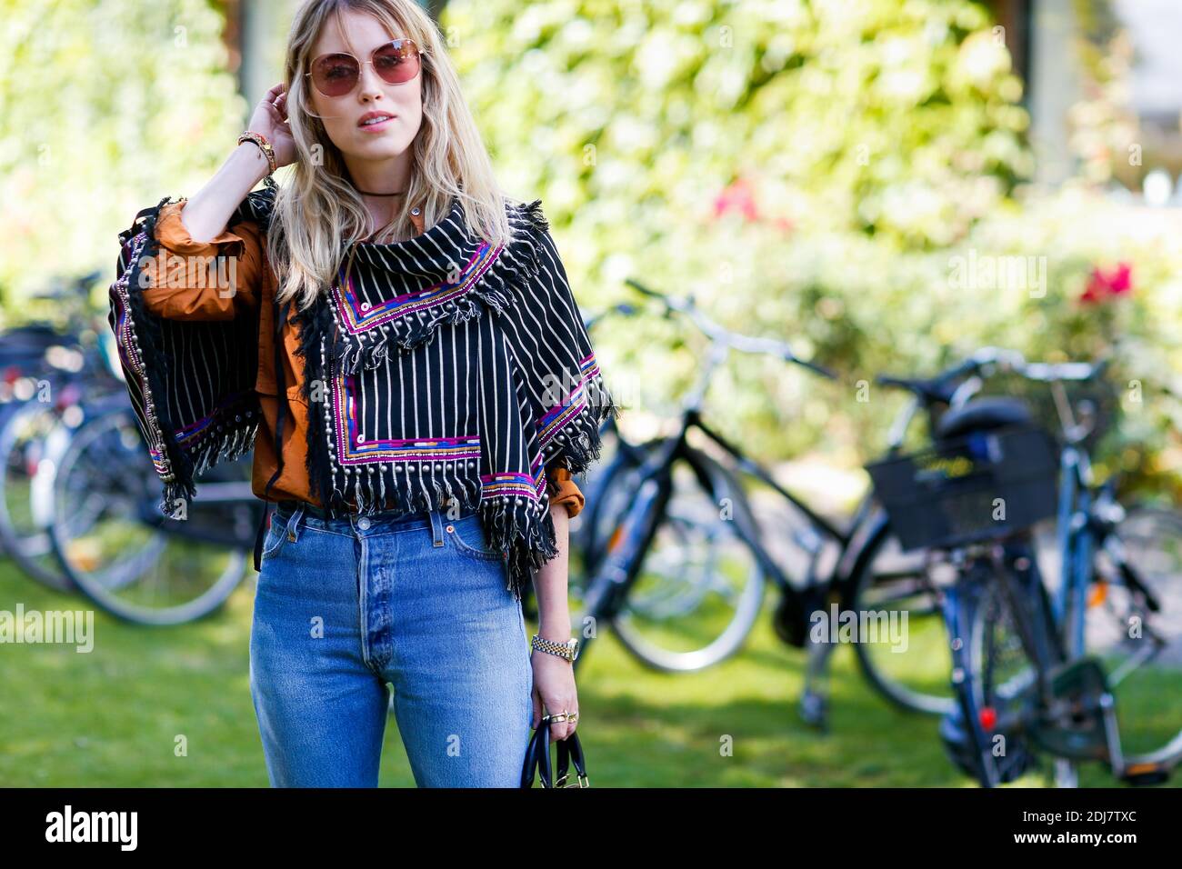 Street style, Annabel Rosendahl arriving at By Malene Birger Spring ...