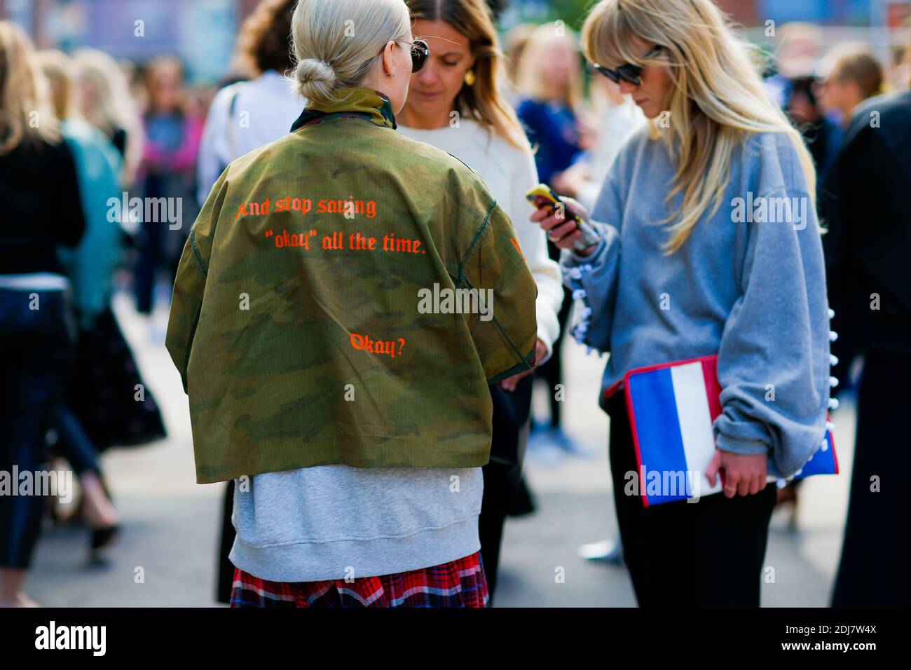 Street style, Thora Valdimars arriving at Mark Kenly Domino Tan Spring ...