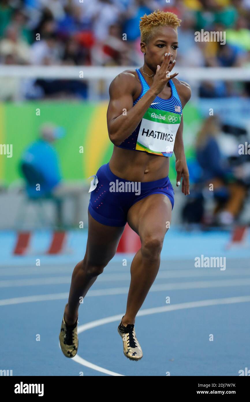 USA's Natasha Hastings her first round of the 400 m women in Olympic ...