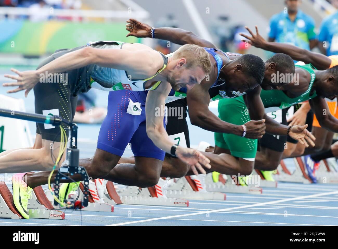 100 m justin gatlin hi-res stock photography and images - Alamy