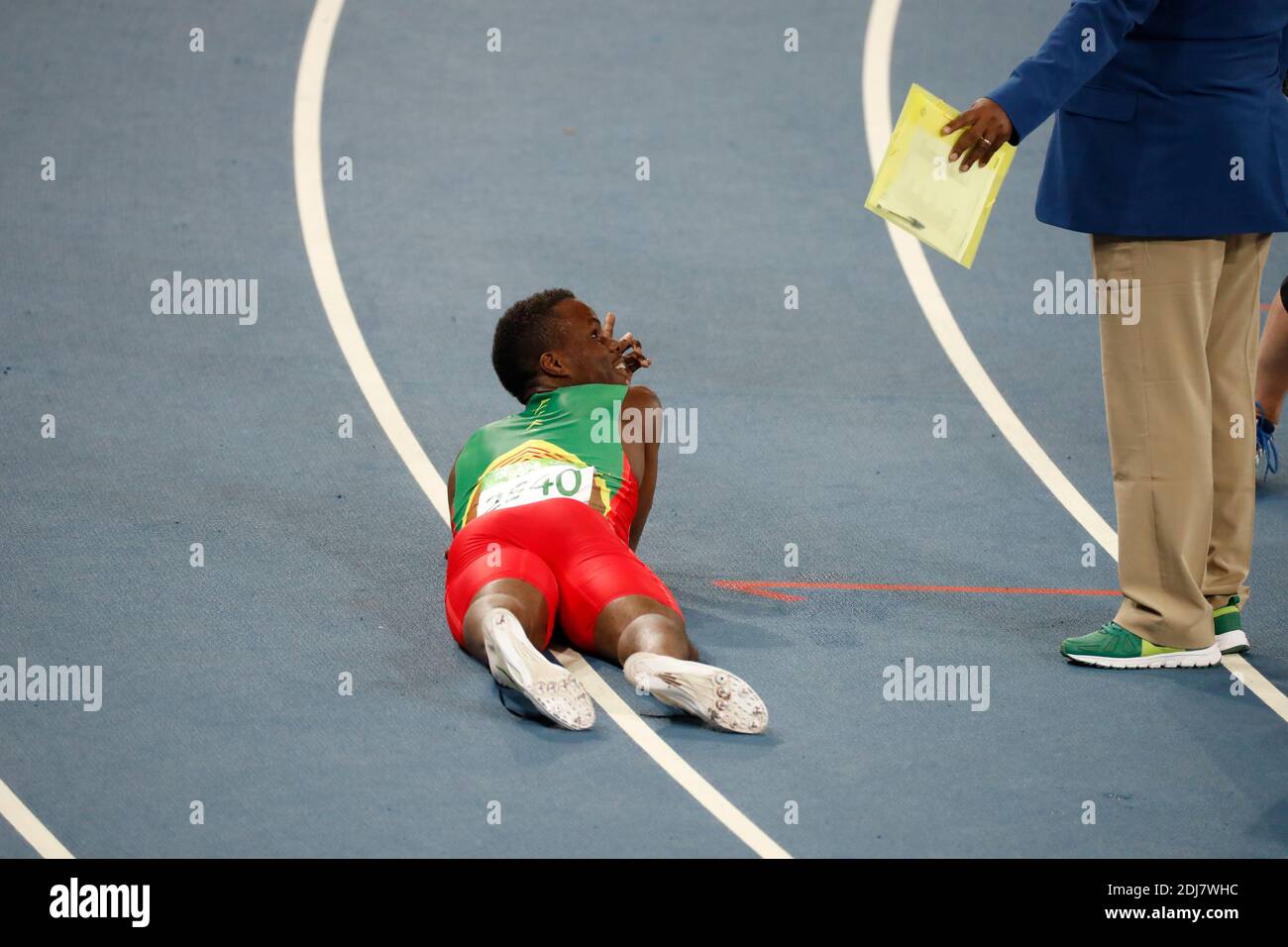 Grenada's Bralon Taplin won his semi-final of the 400m men in Olympic ...