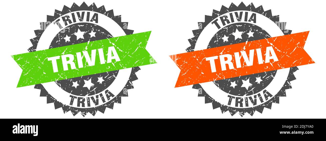trivia grunge stamp set. trivia band sign Stock Vector Image & Art - Alamy