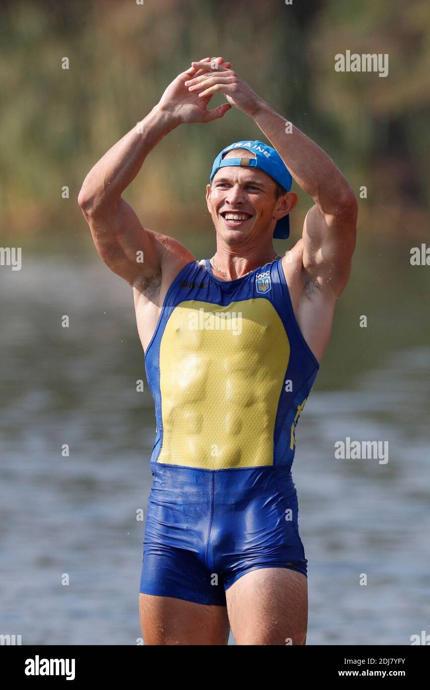 Ukraine's Yuri Sheban won the gold medal in the men canoe 200m sprint ...