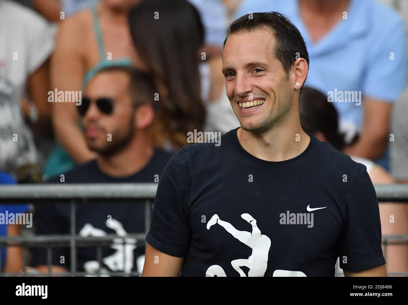 French pole vaulter Renaud Lavillenie is seen during the Paris ...
