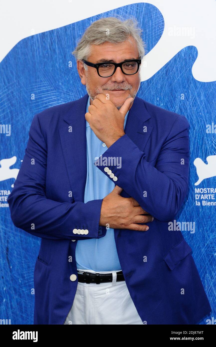 Giancarlo De Cataldo attending the Jury Photocall on the Lido in Venice ...