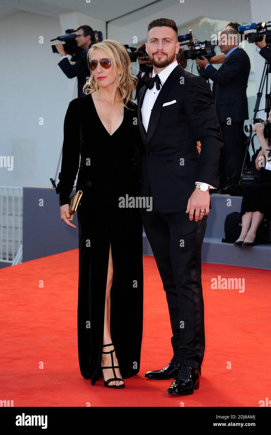 Aaron Taylor-Johnson and his wife Sam Taylor-Johnson attending the ...