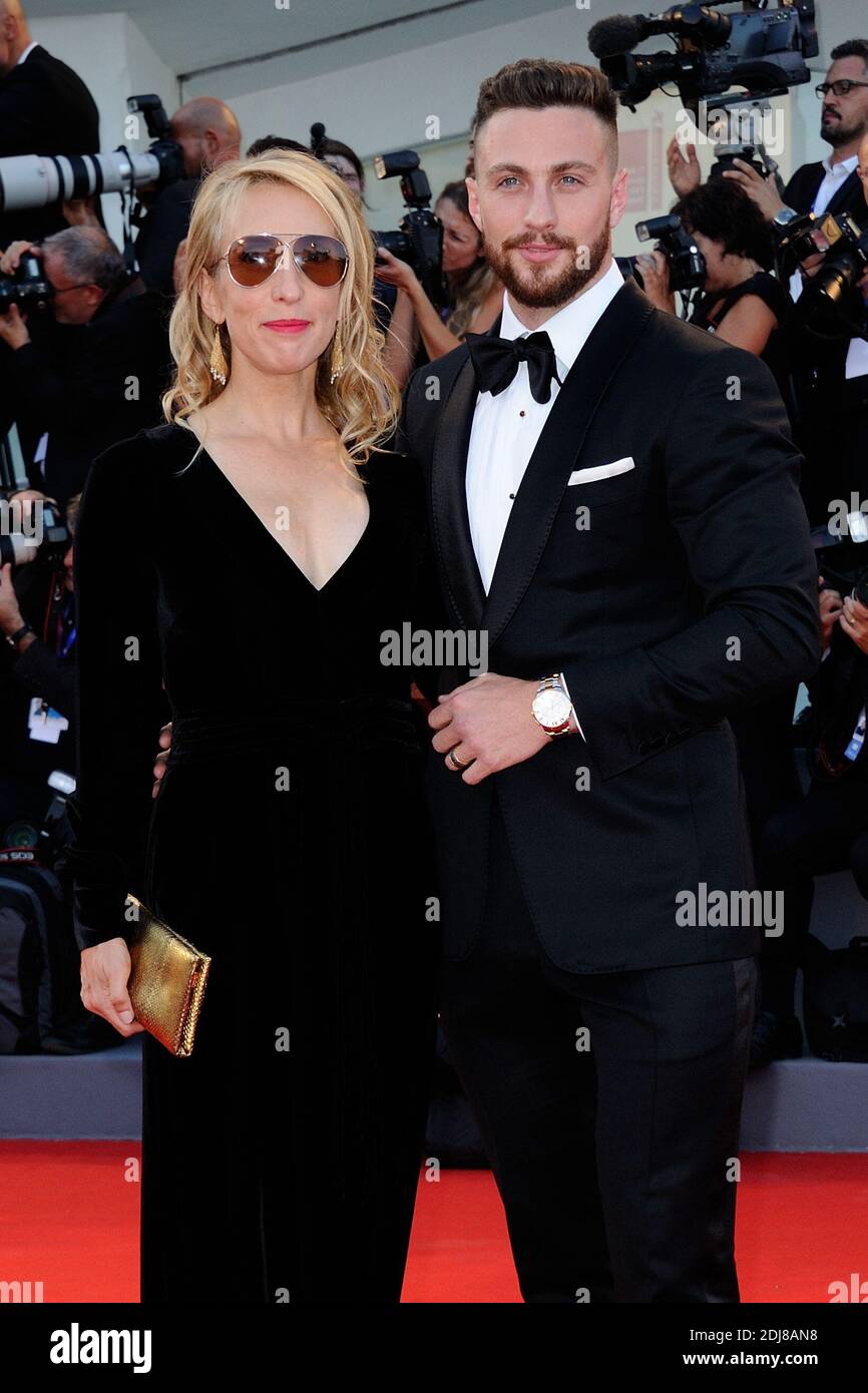 Aaron Taylor-Johnson and his wife Sam Taylor-Johnson attending the ...