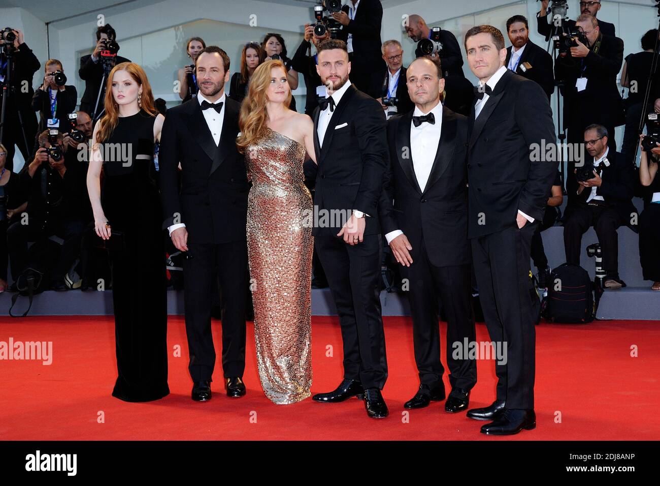 Ellie Bamber, Tom Ford, Amy Adams, Aaron Taylor-Johnson, Robert Salerno ...