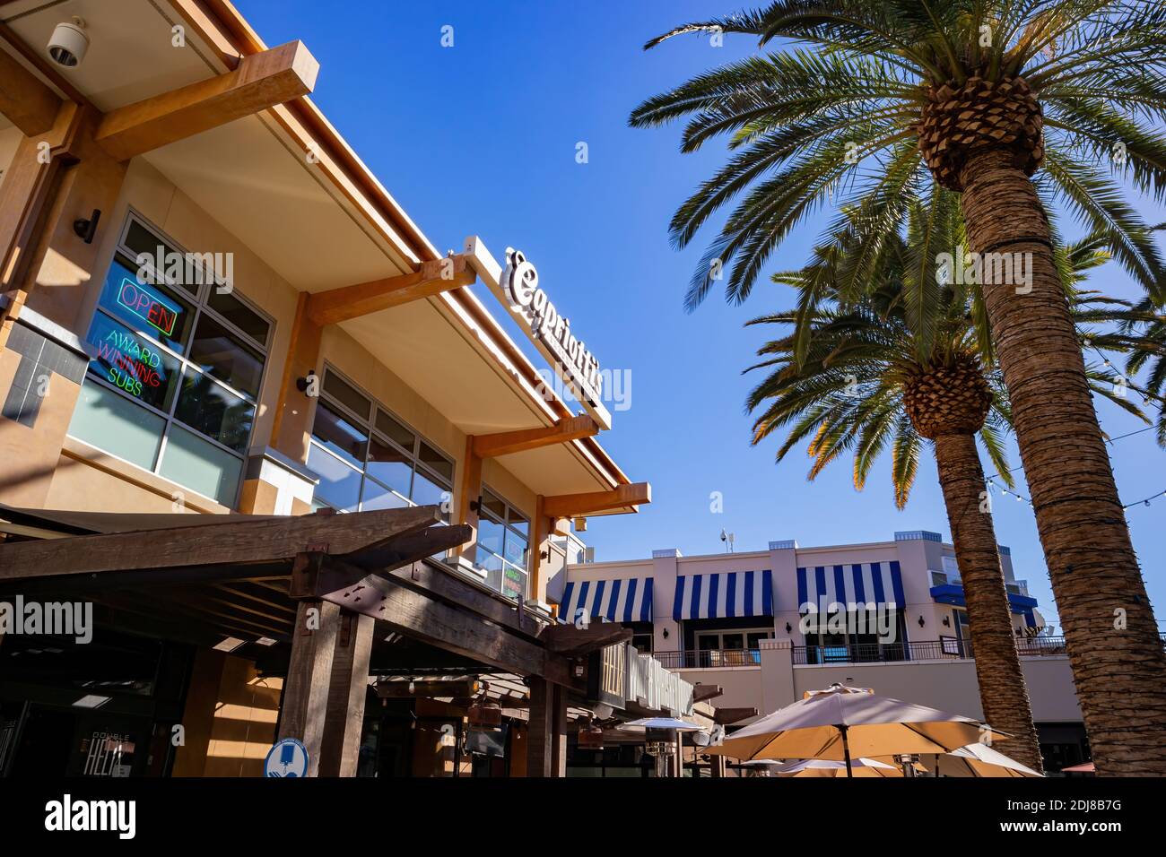 Las Vegas, NOV 15, 2020 - Sunny view of the Town Square shopping mall ...