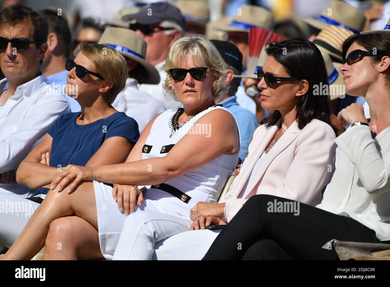 Nadine Morano attending Les Republicains political rally in La Baule ...
