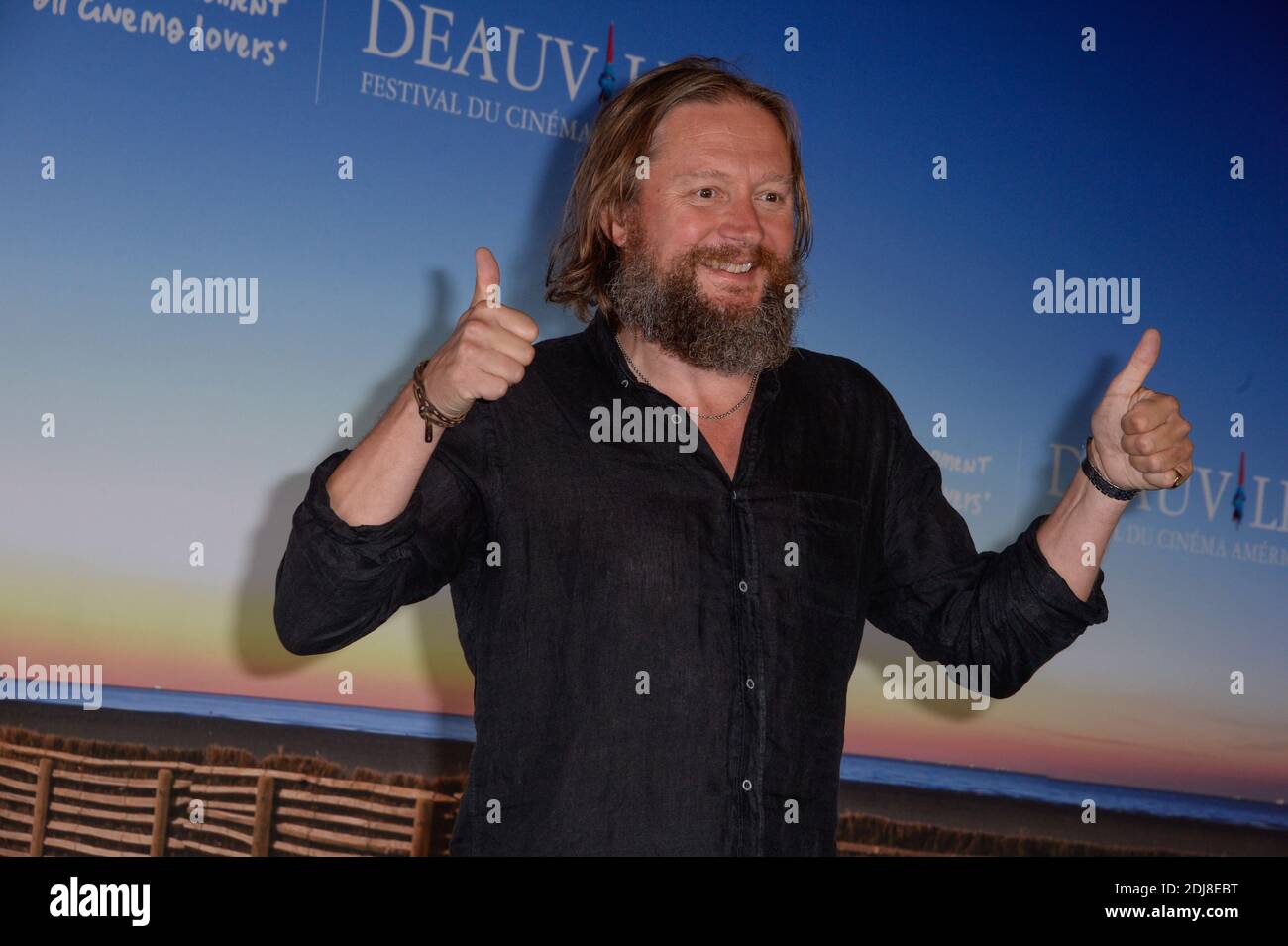 Director David McKenzie attending a photocall for Comancheria at the ...