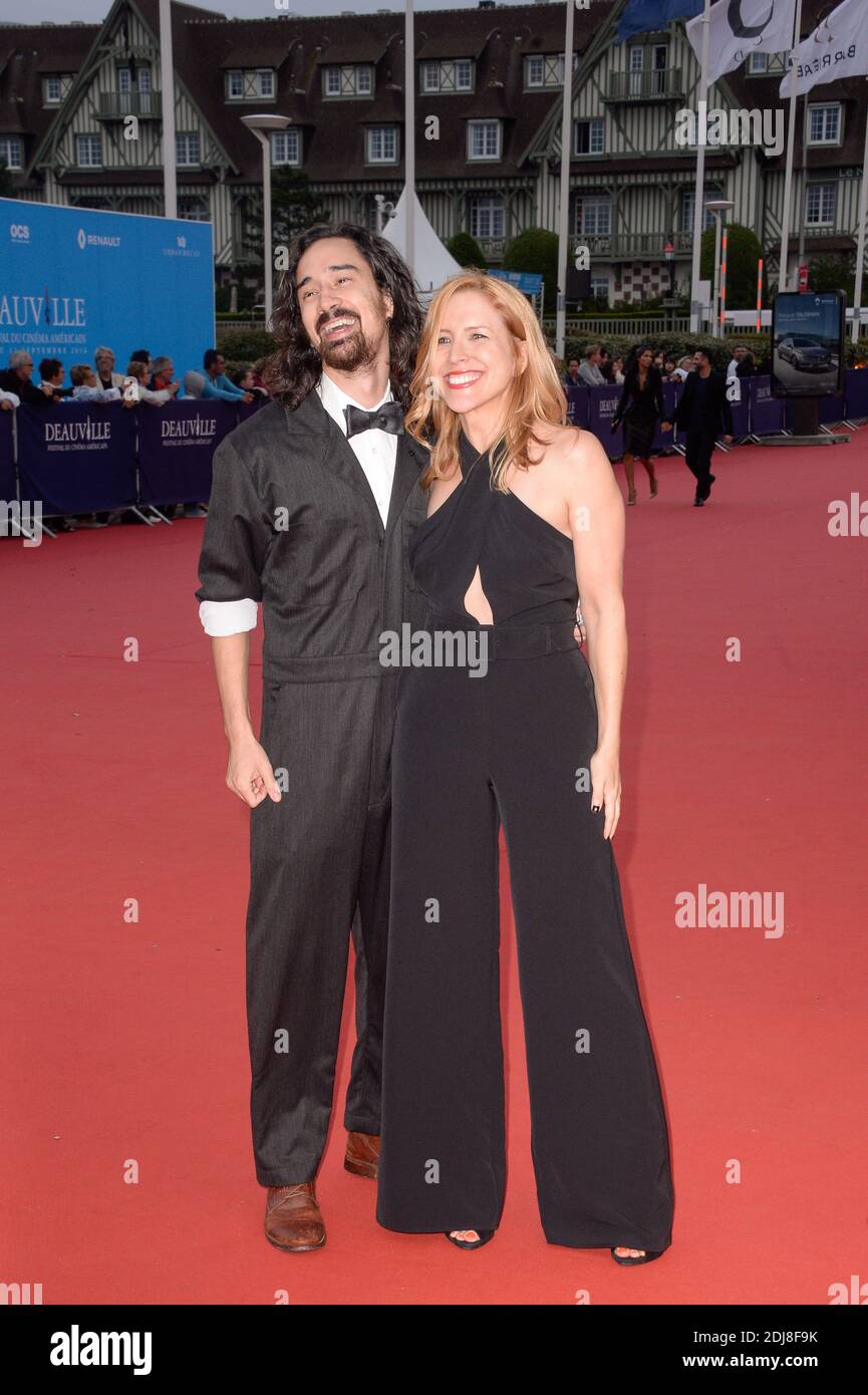 Director Jason Lew and producer Laura Rister attending the tribute to ...