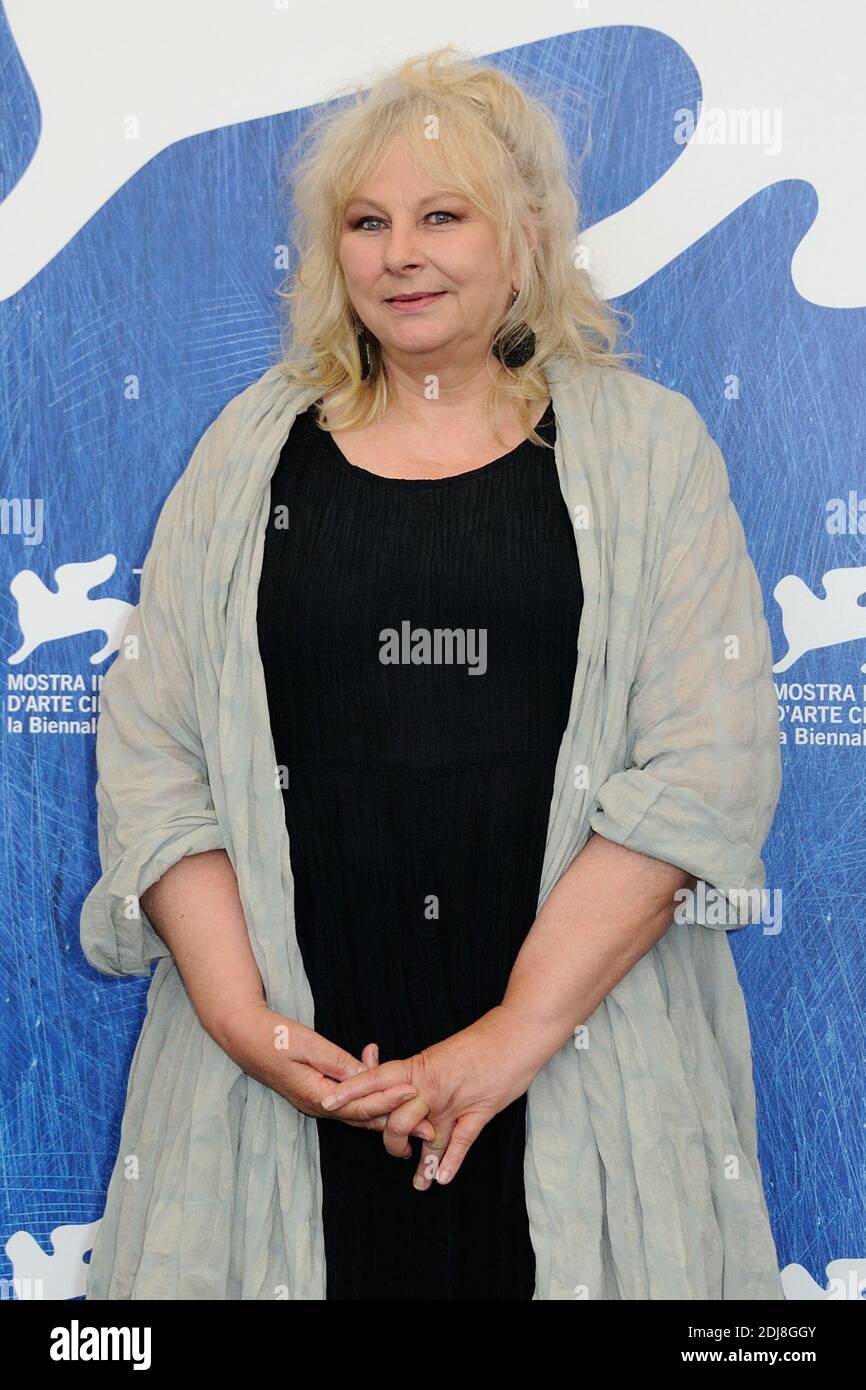 Yolande Moreau attending the 'Une Vie' Photocall on the Lido in Venice ...