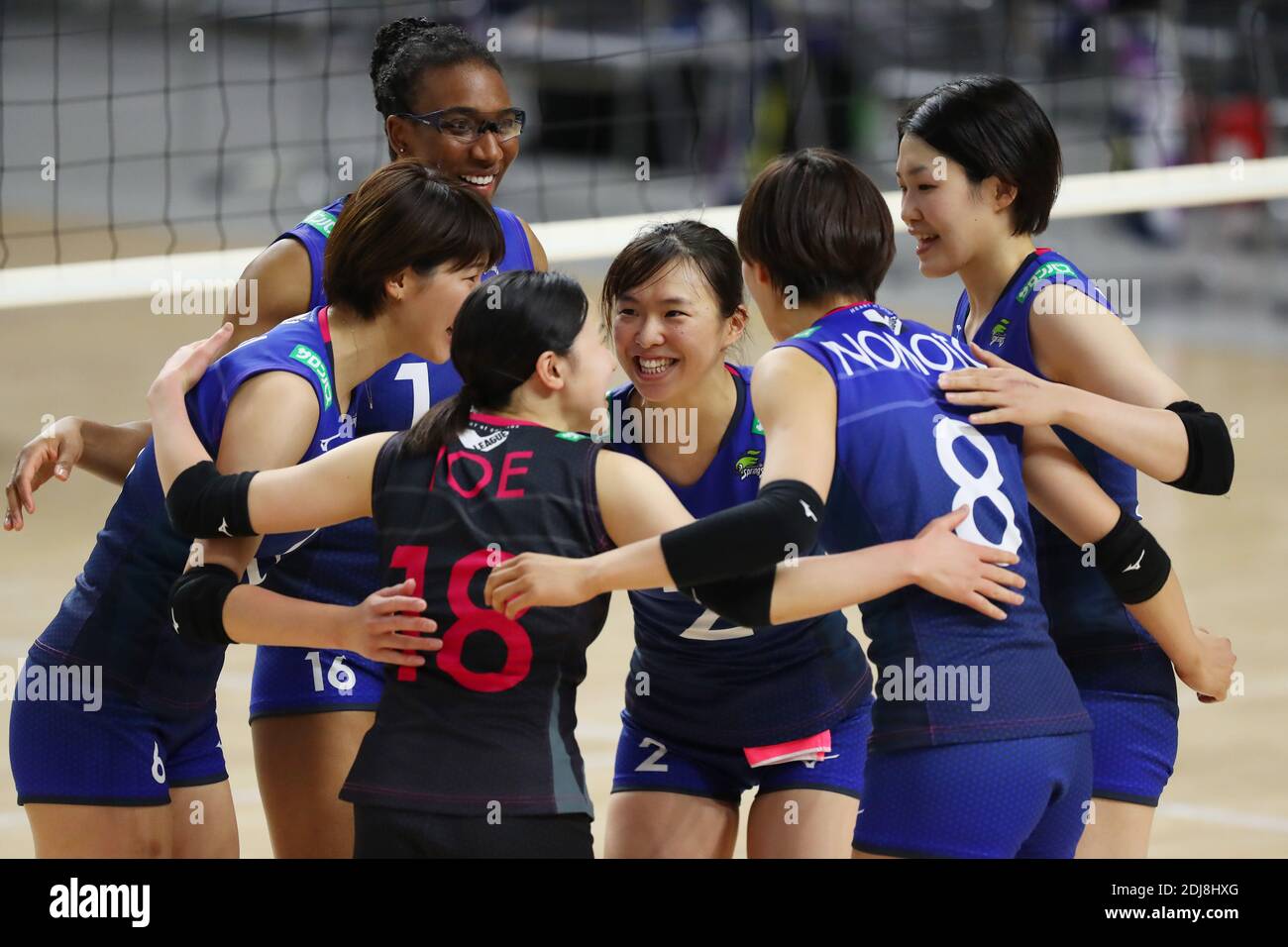 Tokyo, Japan. 11th Dec, 2020. Hisamitsu Springs team group Volleyball ...