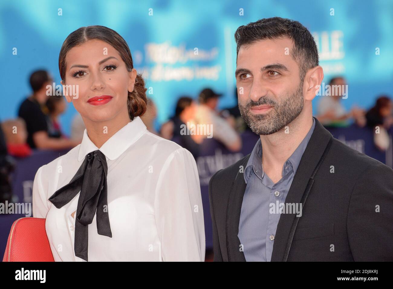 Kheiron and his wife attending the War On Everyone Premiere at the 42nd ...