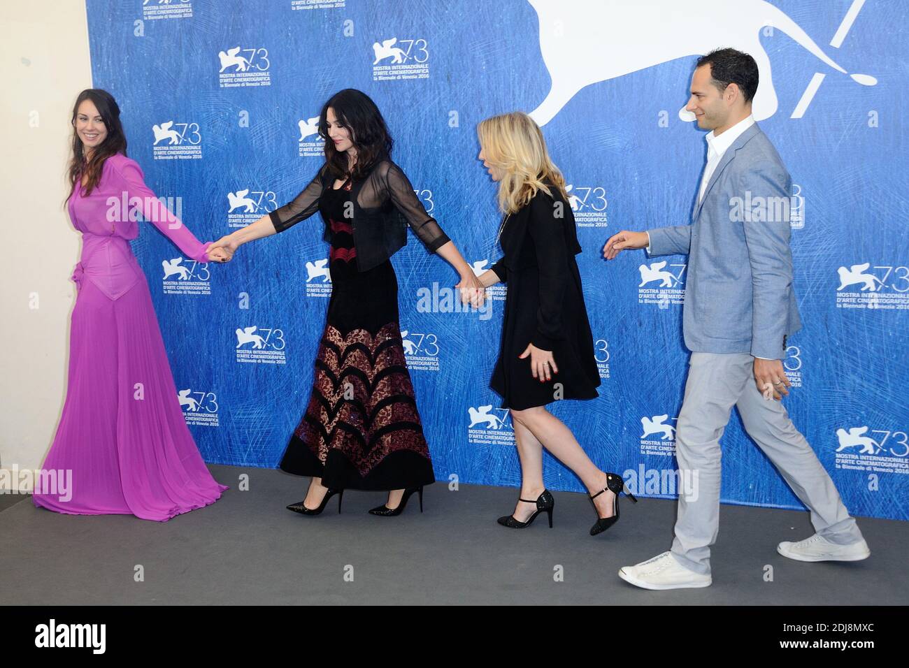 Sloboda Micalovic, actress Monica Bellucci, producer Paula Vaccaro and ...