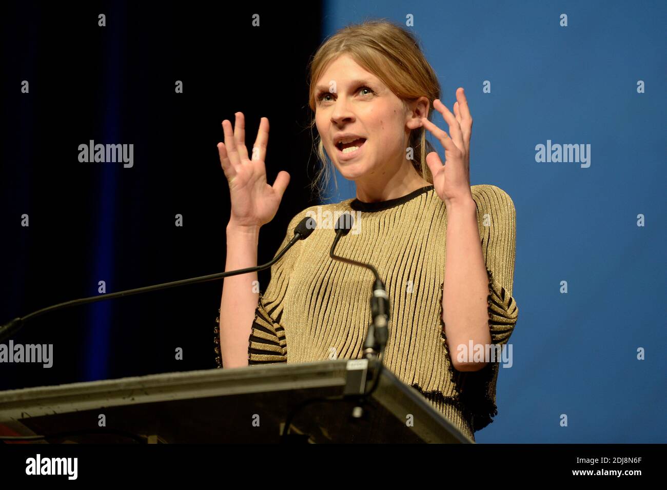 Clemence Poesy attending the tribute to Daniel Radcliffe and the ...