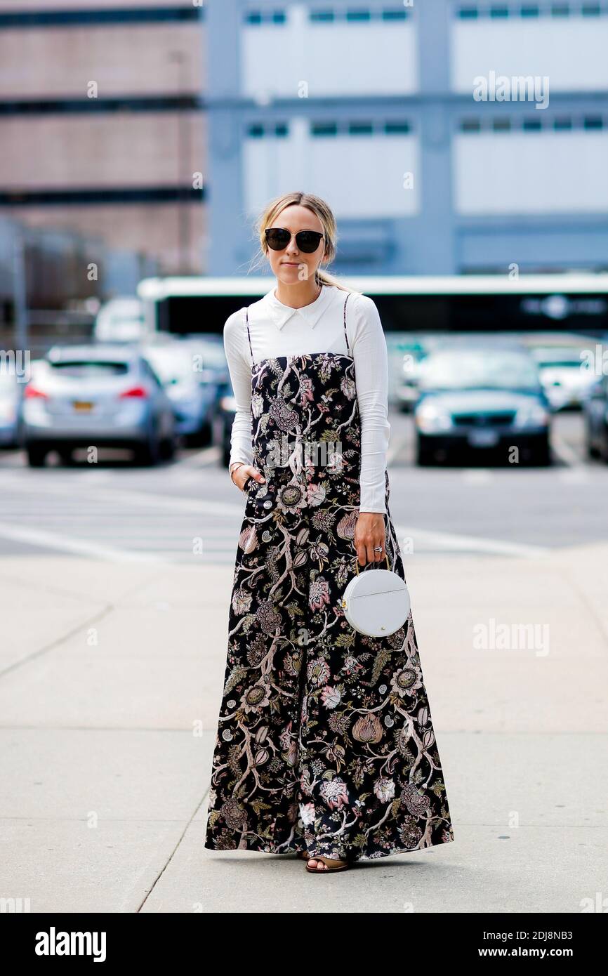 Street style, arriving at Zimmermann Spring Summer 2017 show held at ...