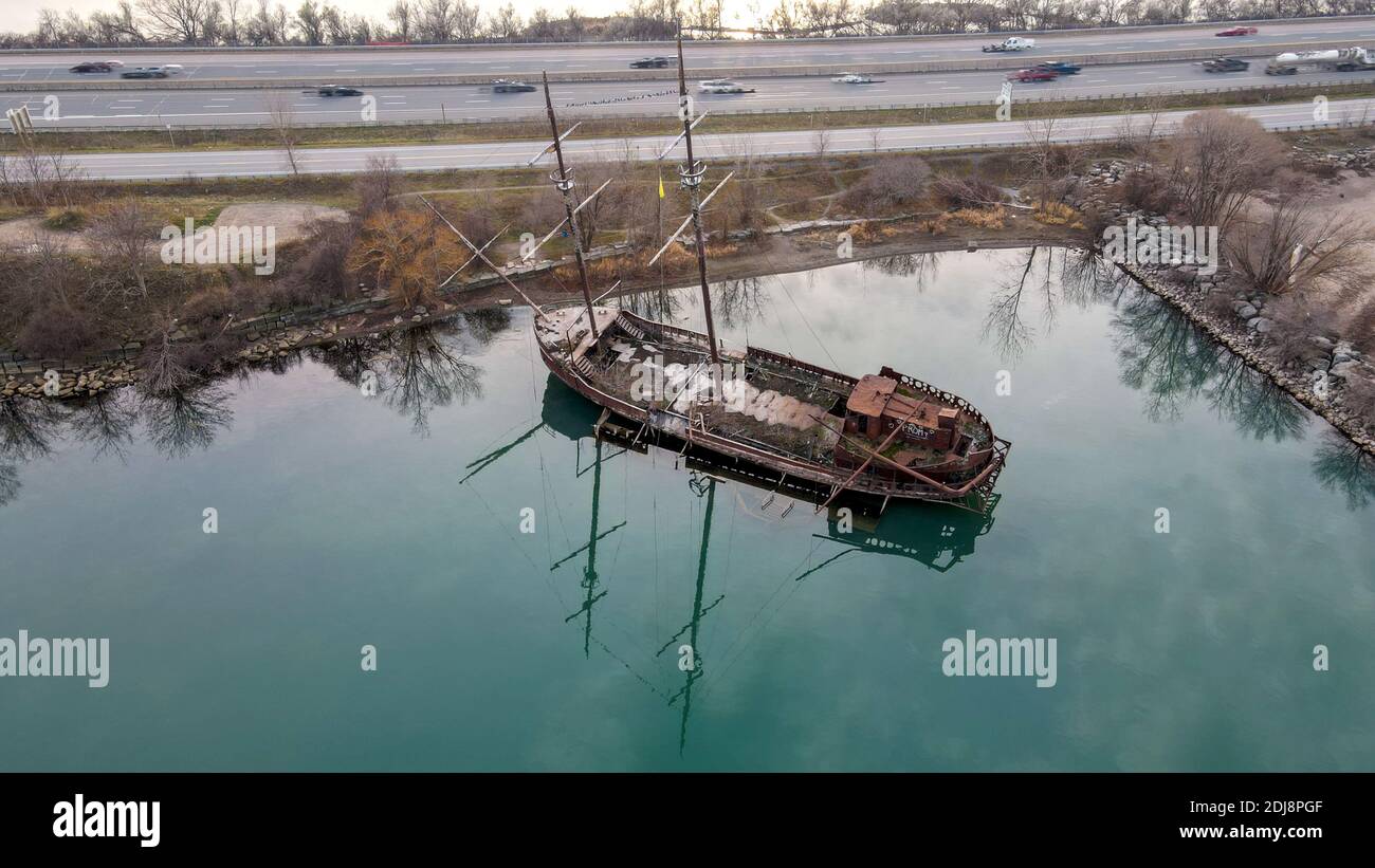 Dec 11th 2020. Lincoln Ontario Canada, La Grande Hermine @Jordan ...