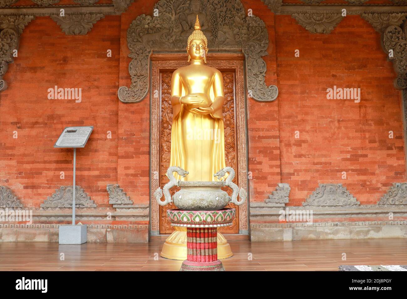 Beautiful statue of golden Brahma, Bali, Indonesia Stock Photo - Alamy