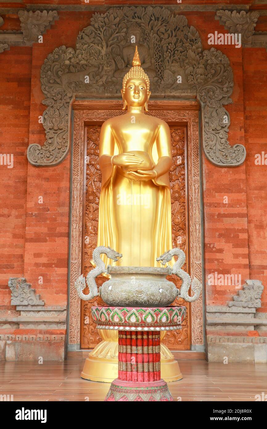 Beautiful statue of golden Brahma, Bali, Indonesia Stock Photo - Alamy
