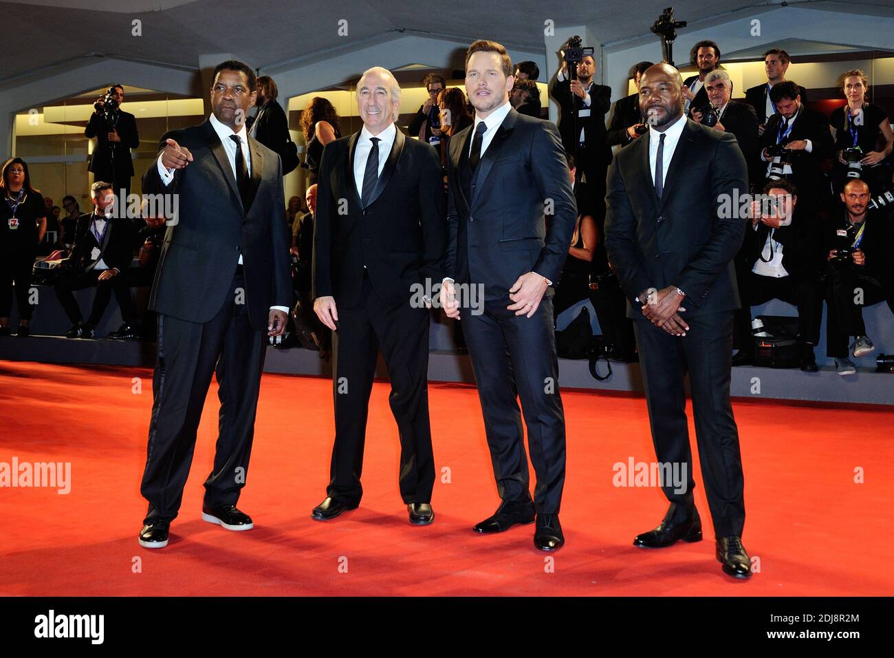 Director and executive producer Antoine Fuqua, actor Chris Pratt ...