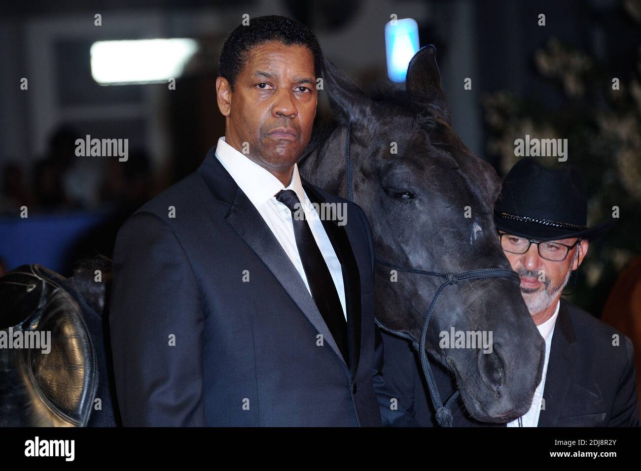 Denzel Washington attending 'The Magnificent Seven' Premiere on the ...