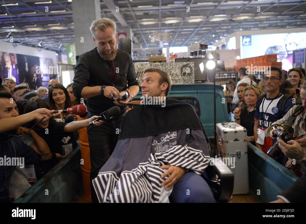 Former French Economy Minister and founder of political mouvement 'En ...