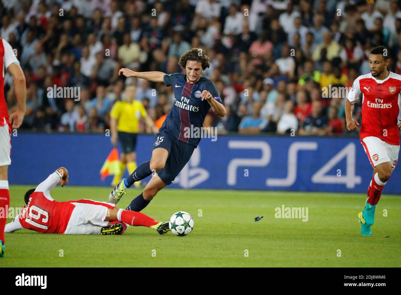 PSG's Adrien Rabiot during the Champion's League Group A Paris-St ...