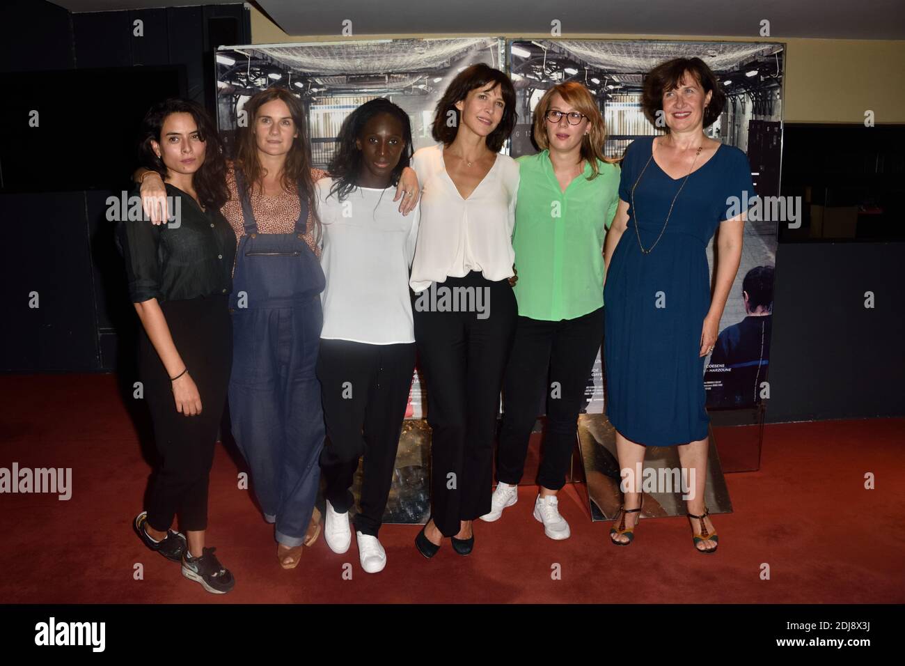 Anne Le Ny, Sophie Marceau, Audrey Estrougo attend the premiere for the film La Taularde ...
