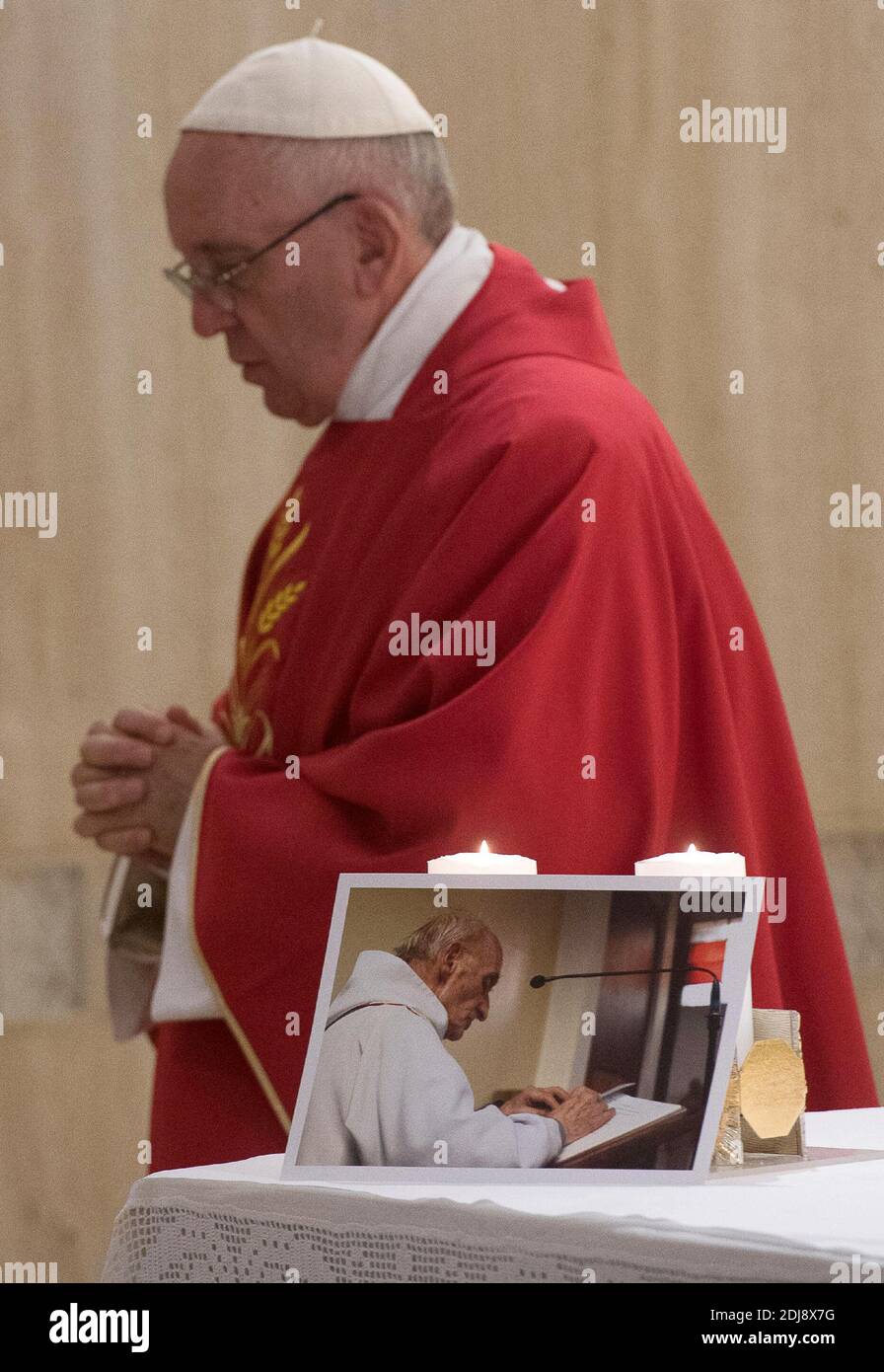 Pope Francis on September 14, 2016 celebrated Mass at Santa Marta ...