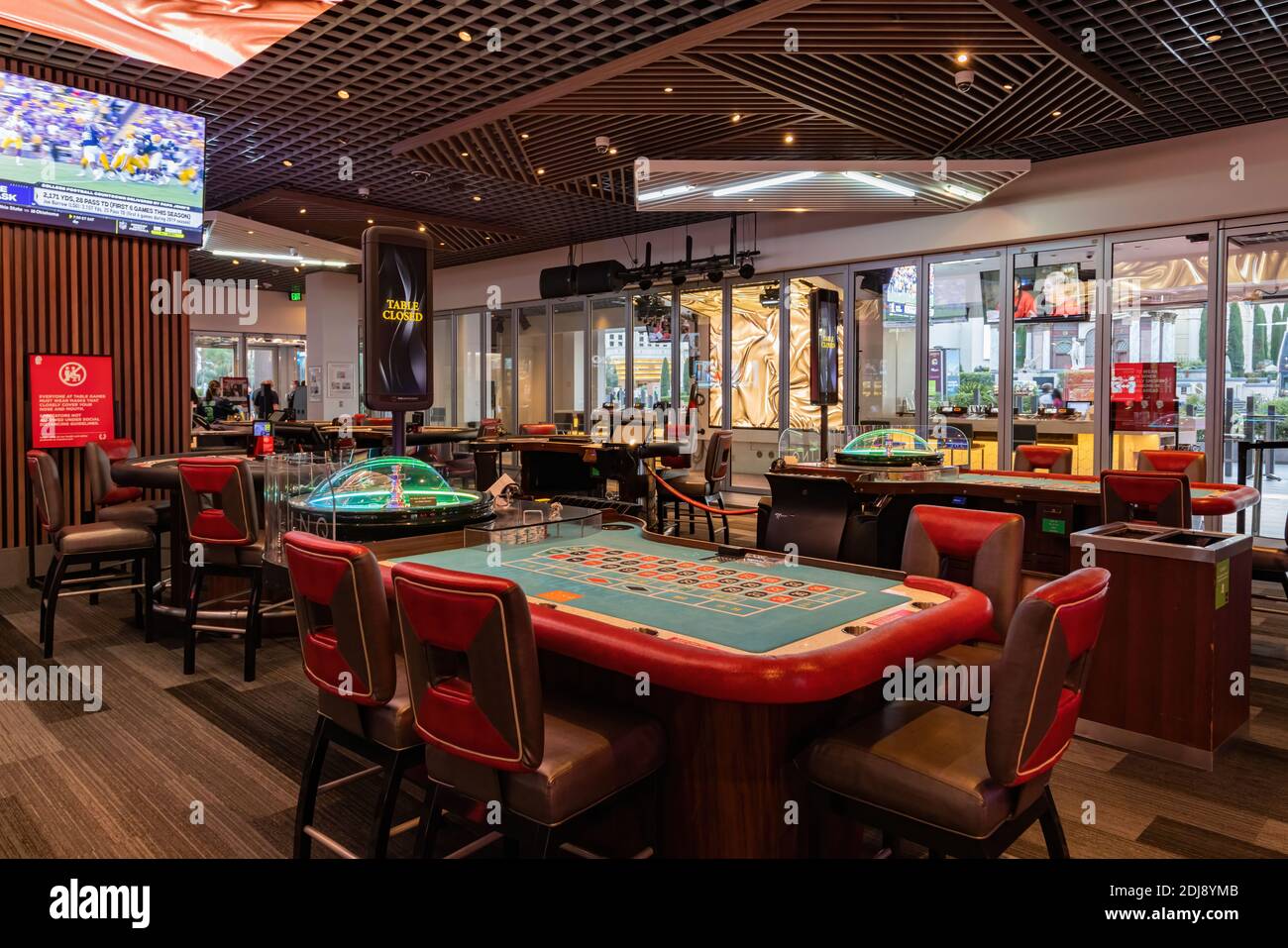 Las Vegas, NOV 19, 2020 - Interior view of the Linq Hotel and Casino ...
