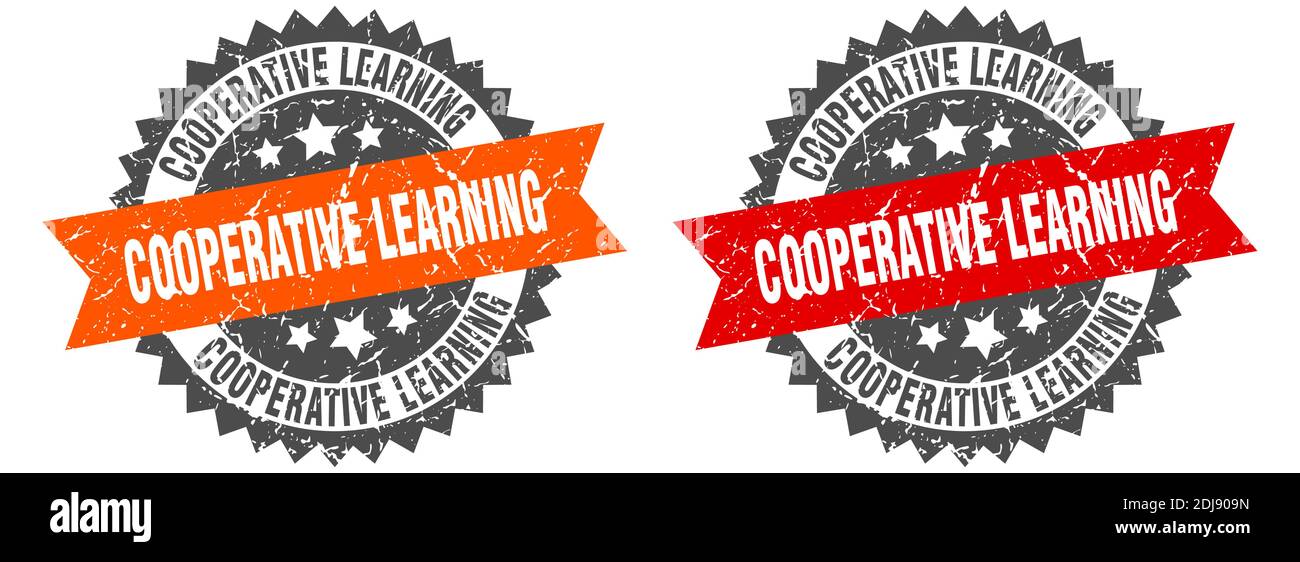 cooperative learning grunge stamp set. cooperative learning band sign ...